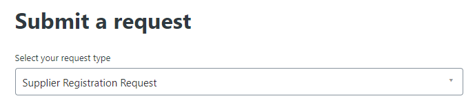 Submit a Supplier Registration Request – Master Data Sempra